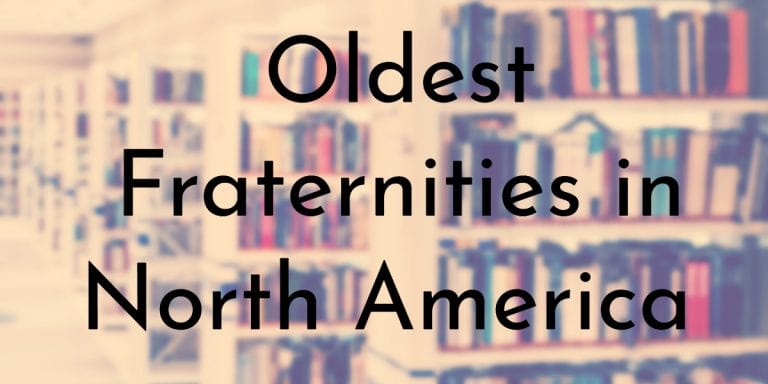 10 Oldest Fraternities in North America - Oldest.org