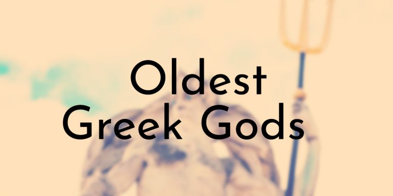 14 Oldest Greek Gods - Oldest.org