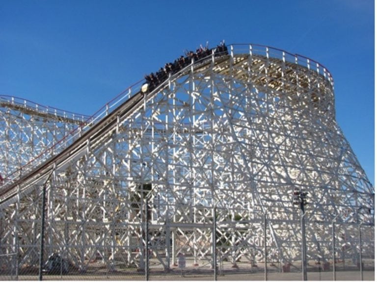 14 Oldest Roller Coasters at Six Flags - Oldest.org