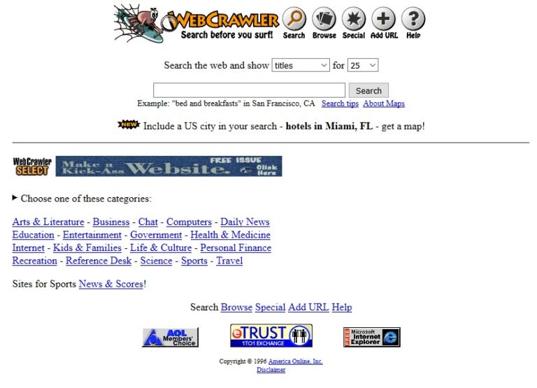17 Oldest Internet Search Engines Ever - Oldest.org