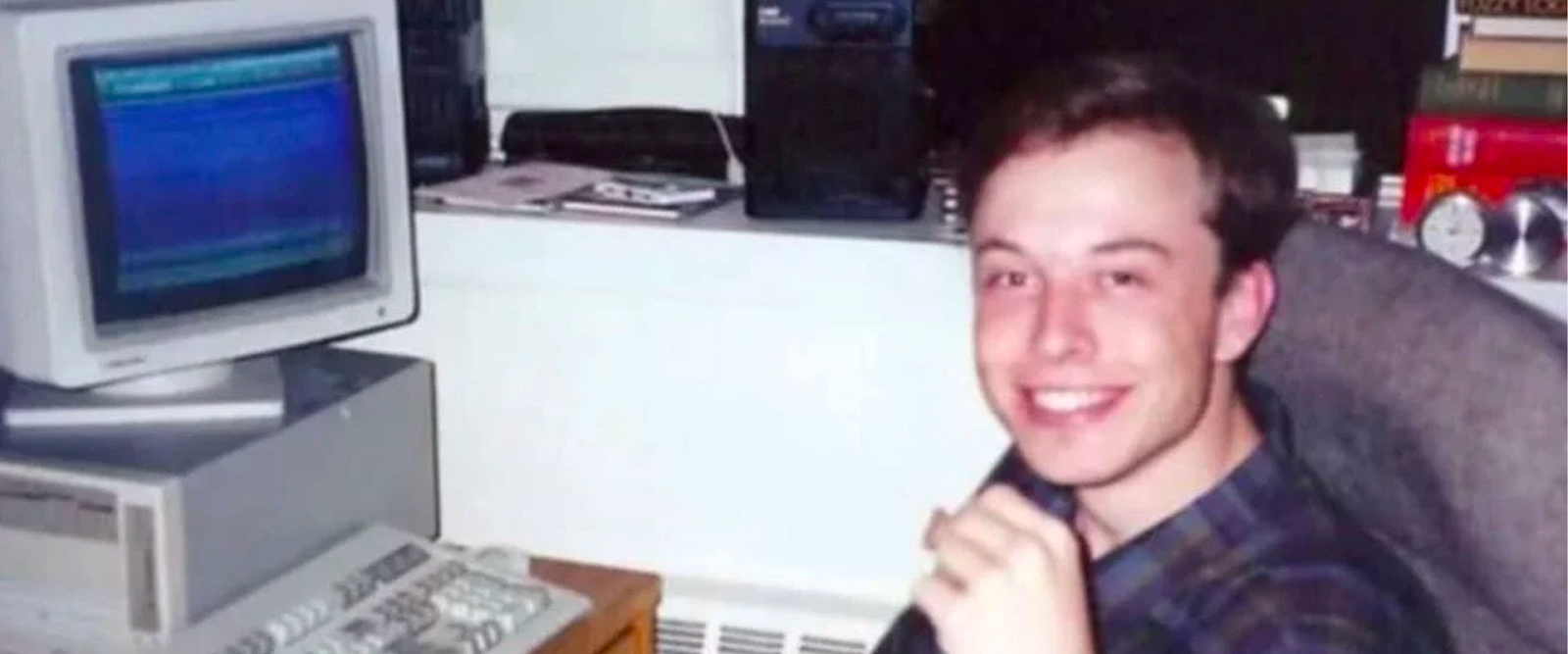 7 BOSS MODE Old Photos of Elon Musk - Oldest.org