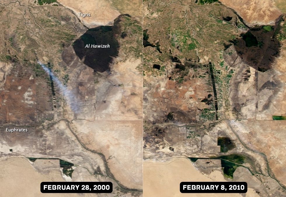 22 Rarest Before And After Photos Of The Earth - Oldest.org