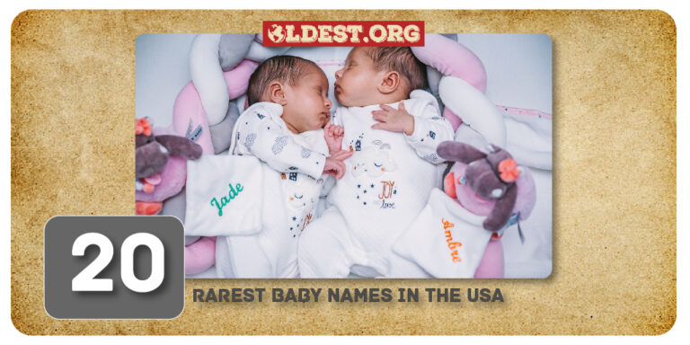 20 Rarest Baby Names in the U.S.A. - Oldest.org