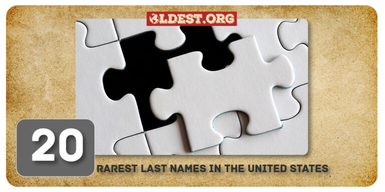 20 Rarest Last Names in The United States