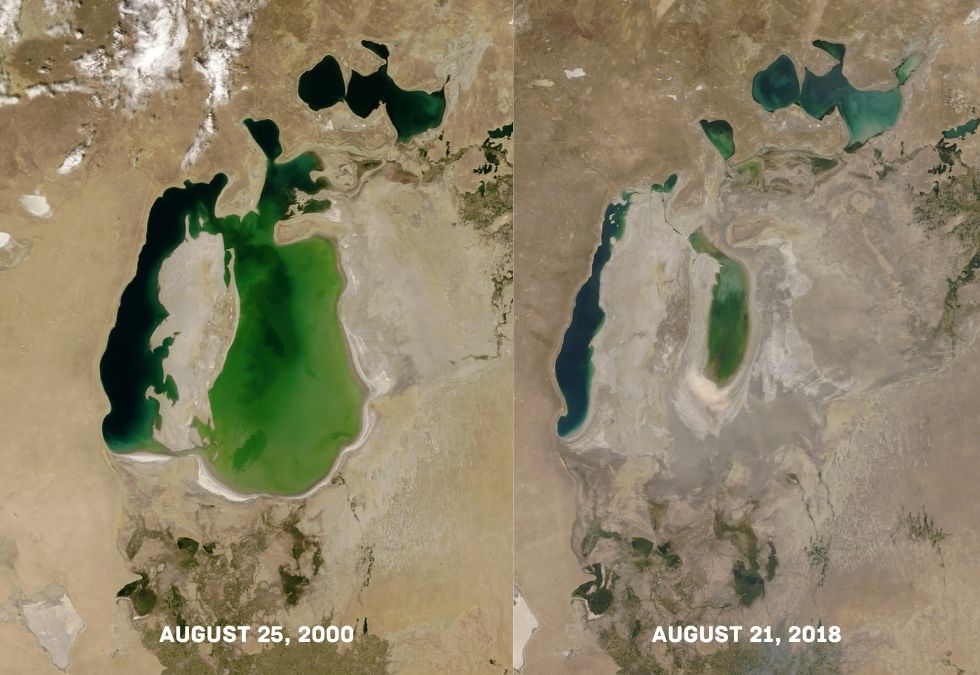 22 Rarest Before And After Photos Of The Earth - Oldest.org