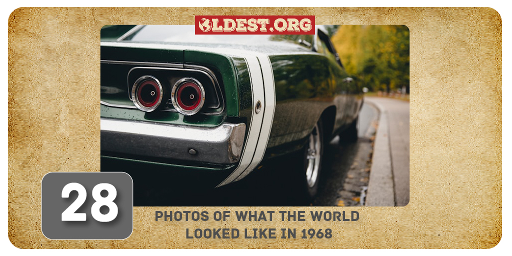 28 Photos Of What The World Looked Like In 1968 - Oldest.org
