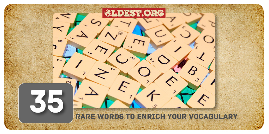 35 Rare Words To Enrich Your Vocabulary - Oldest.org