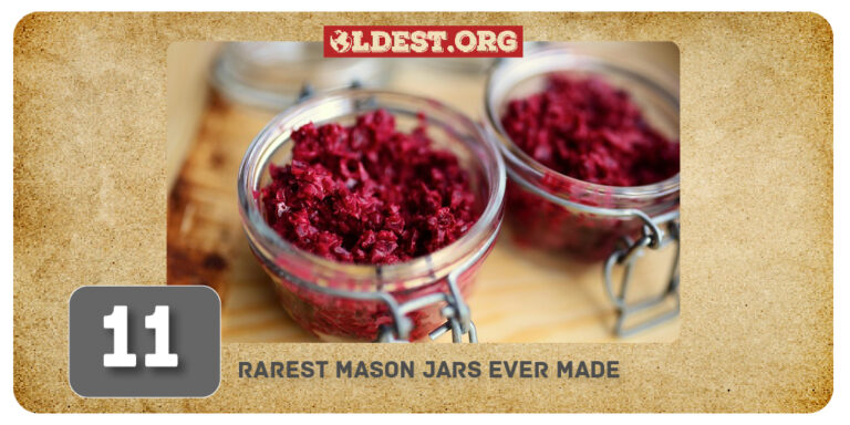 11 Rarest Mason Jars Ever Made - Oldest.org