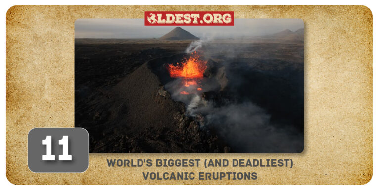 Top 11 of the World's Biggest (and Deadliest) Volcanic Eruptions