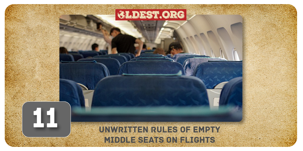 11 Unwritten Rules Of Empty Middle Seats On Flights