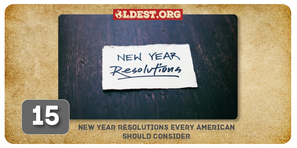 15 New Year Resolutions Every American Should Consider