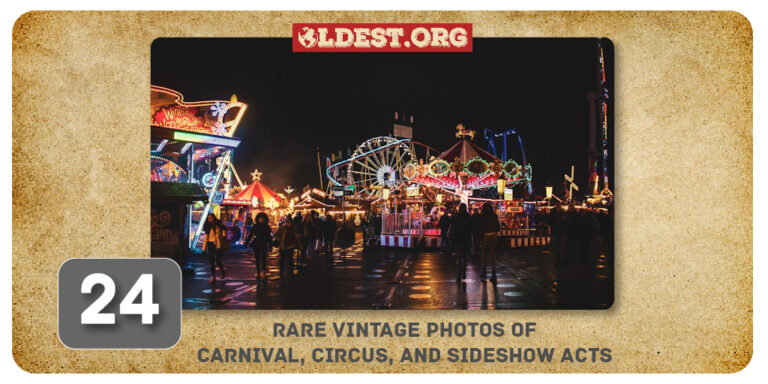 24 Rare Vintage Photos of Carnival, Circus, and Sideshow Acts