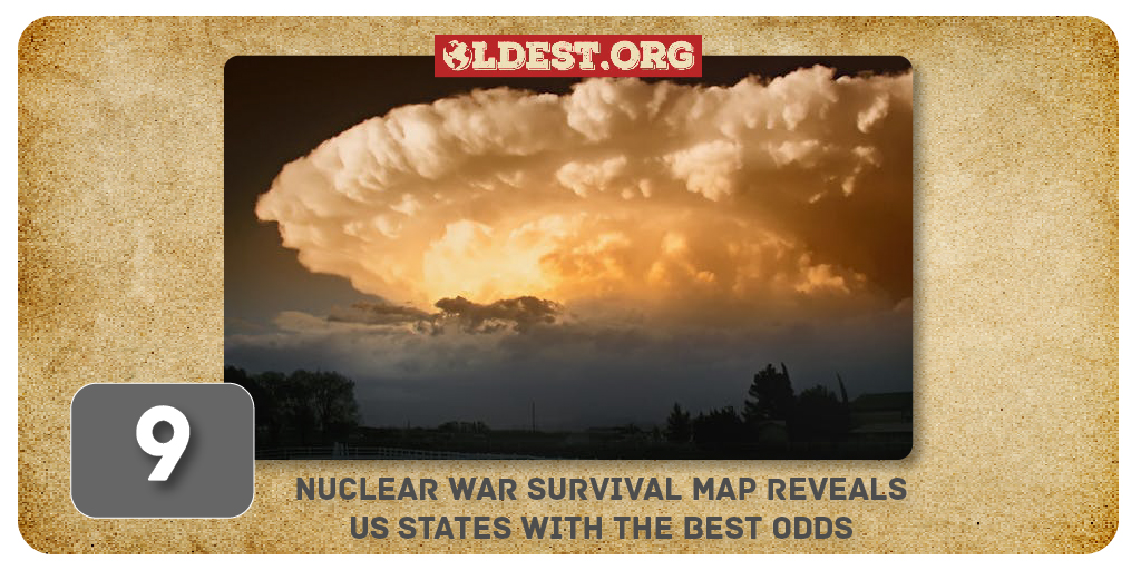 Nuclear War Survival Map Reveals 9 US States With the Best Odds