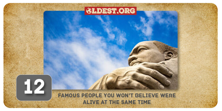 12 Famous People You Won’t Believe Were Alive at the Same Time