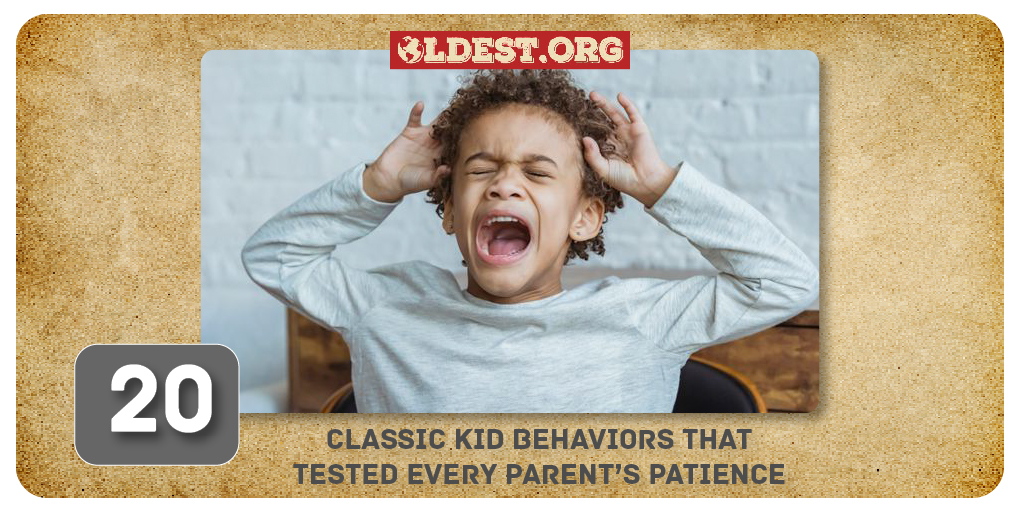 20 Classic Kid Behaviors That Tested Every Parent’s Patience